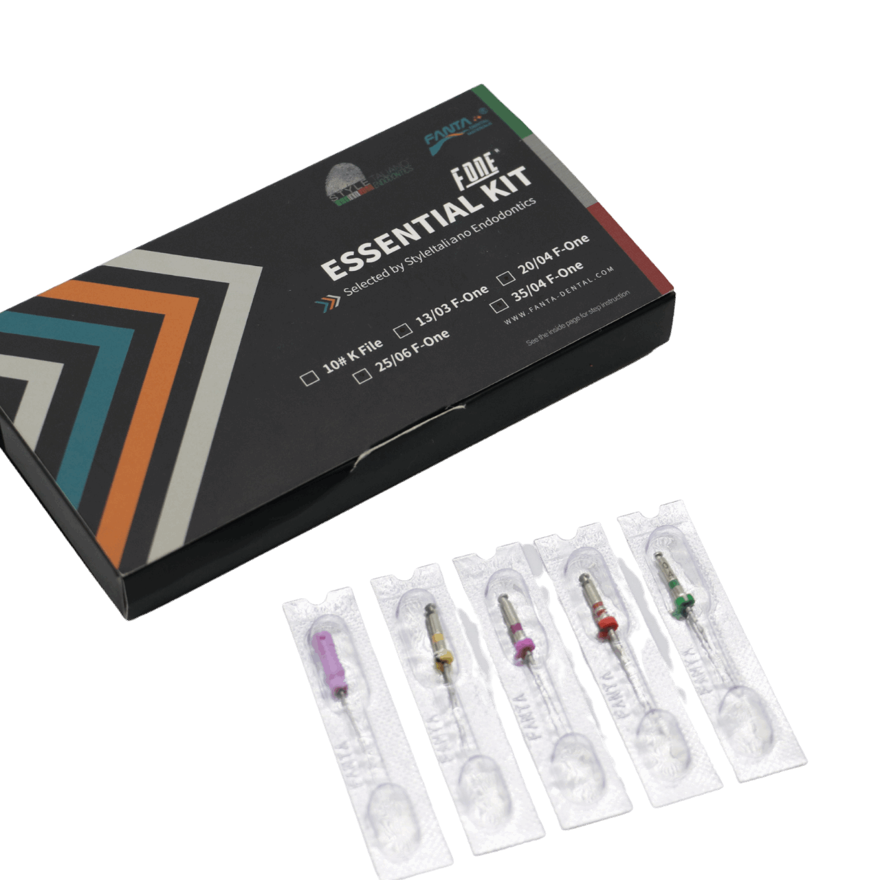 F-ONE ESSENTIAL KIT SELECTED BY STYLE ITALIANO 25mm. Assorted 5pcs/box ...